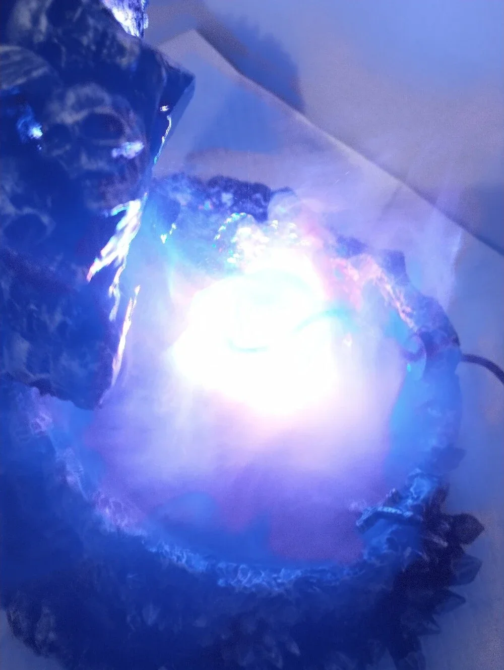 Other | Mystic Dragon Water Fountain Led Light Mist Fogger Fantasy ...